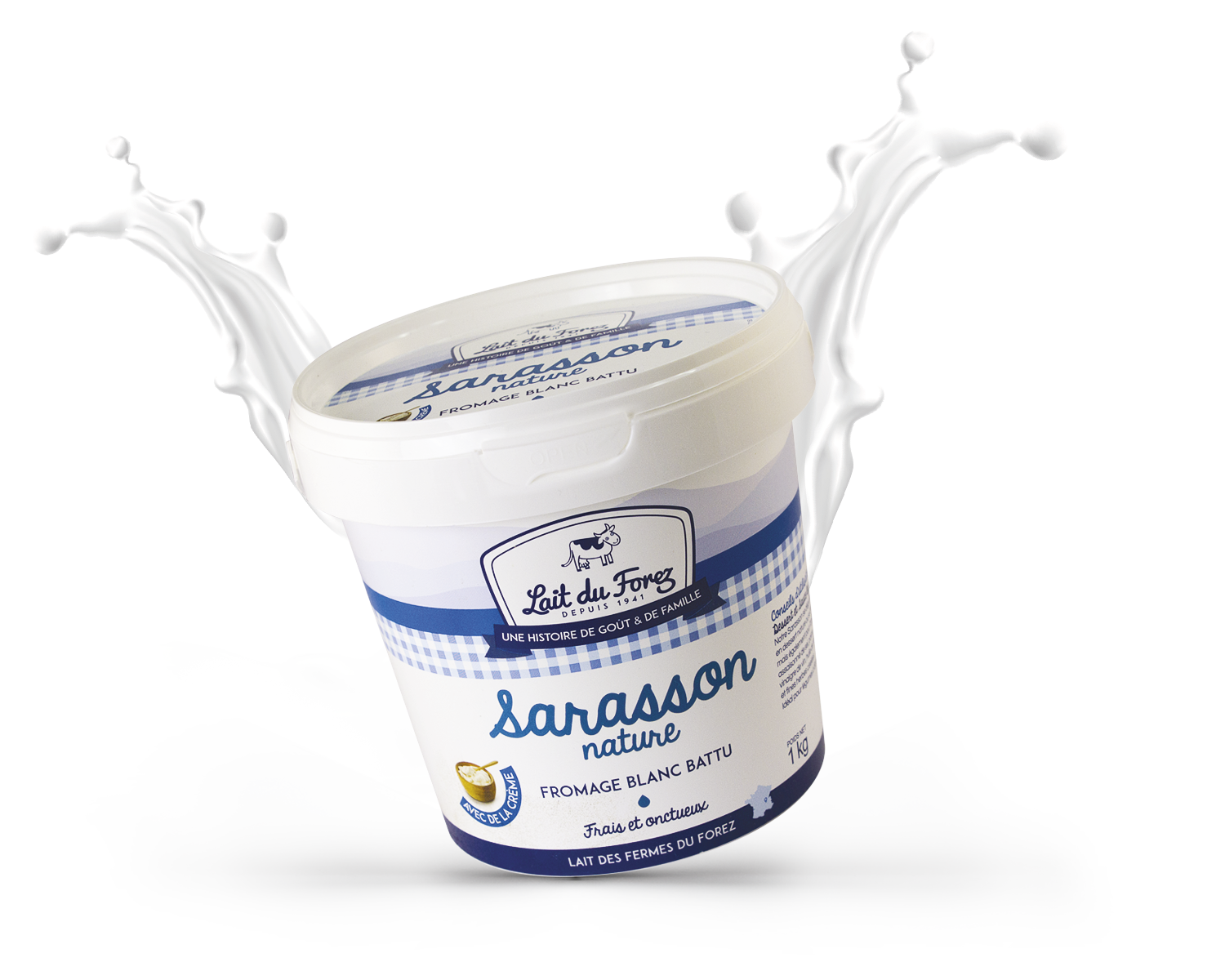 Saucisson à cuire, pommes de terre et sarasson - Laiterie du Forez